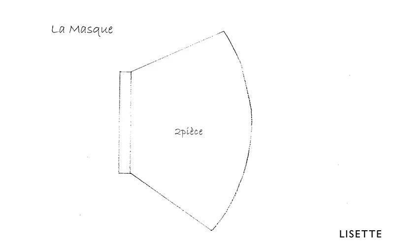 2020.03 マスクの型紙ダウンロード — LISETTE